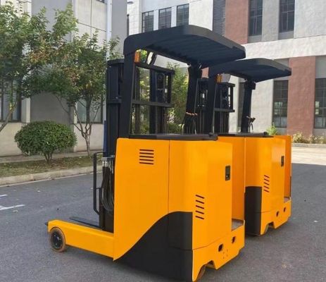 Multi-Direction Powered Palet Stacker LED Lampu depan Baterai Side Pull